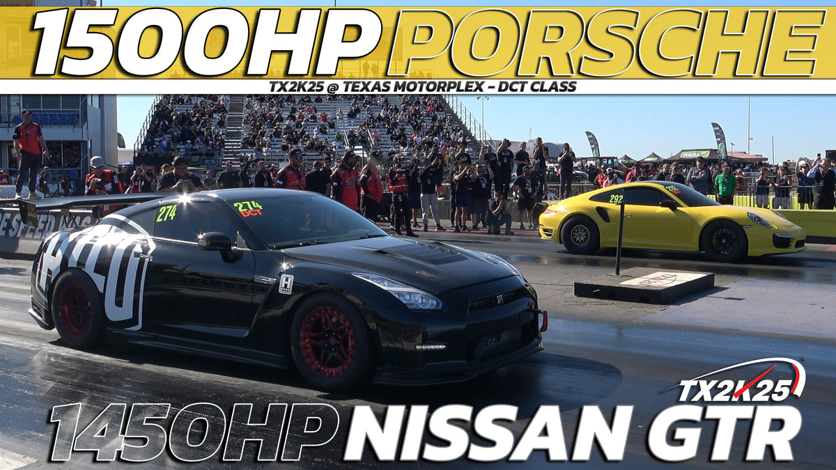 1500HP Porsche 911 Turbo S vs 1450HP Nissan GTR: TX2K25 Turbocharged S ...