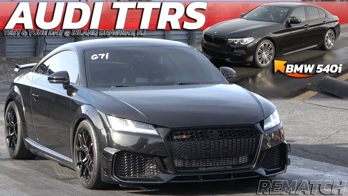 AUDI TTRS vs BMW 540i Rematch Drag Race @ Island dragway – IMPORT2RACE