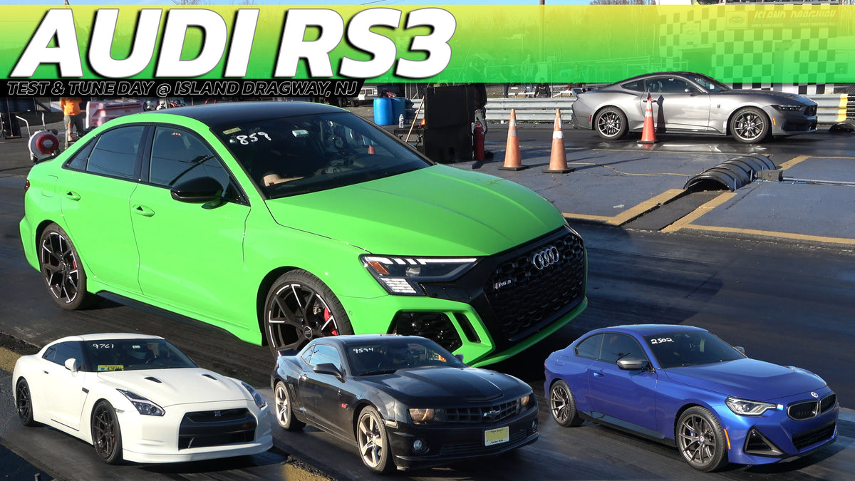 Audi RS3 vs DarkHorse , Nissan GTR, BMW M240 & Camaro Drag Racing @ Is ...