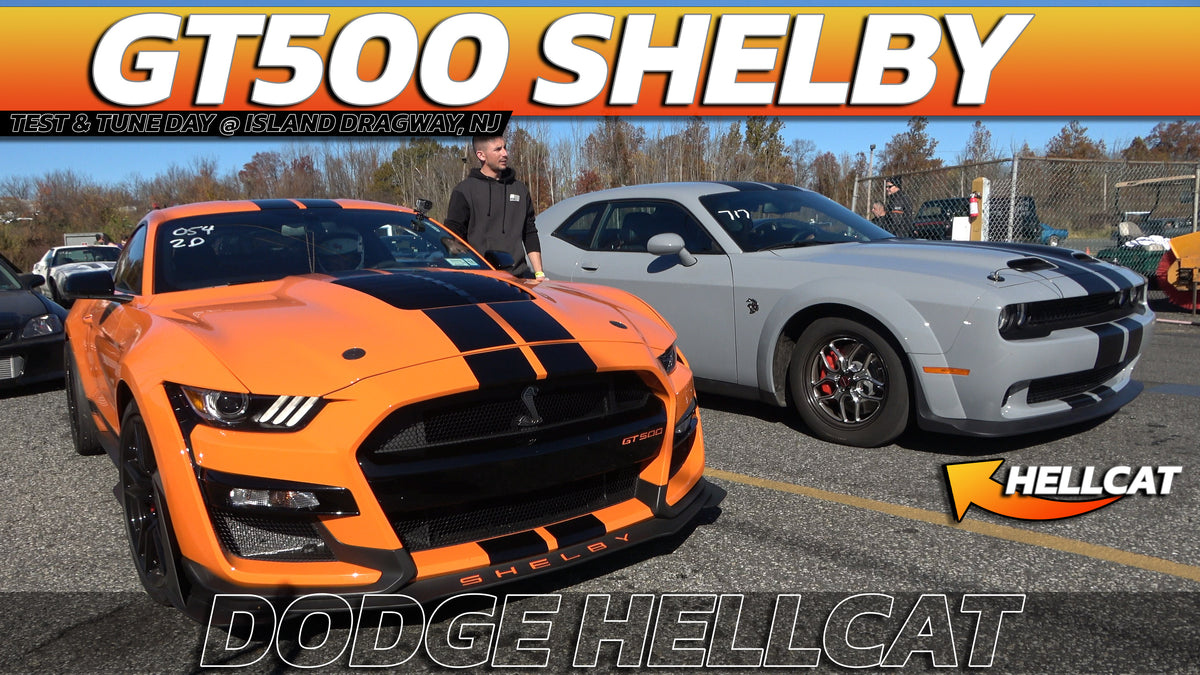 GT500 SHELBY vs DODGE HELLCAT @ island dragway – IMPORT2RACE