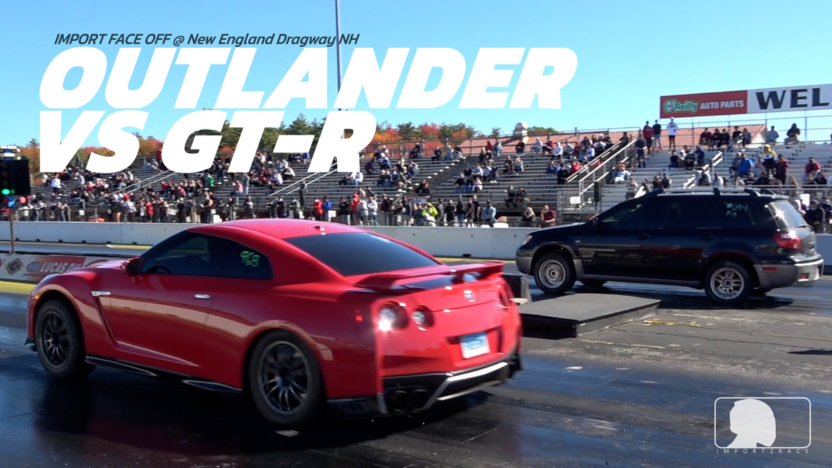 Mitsubishi Outlander running consistent 10sec vs Modified Nissan GT-R ...