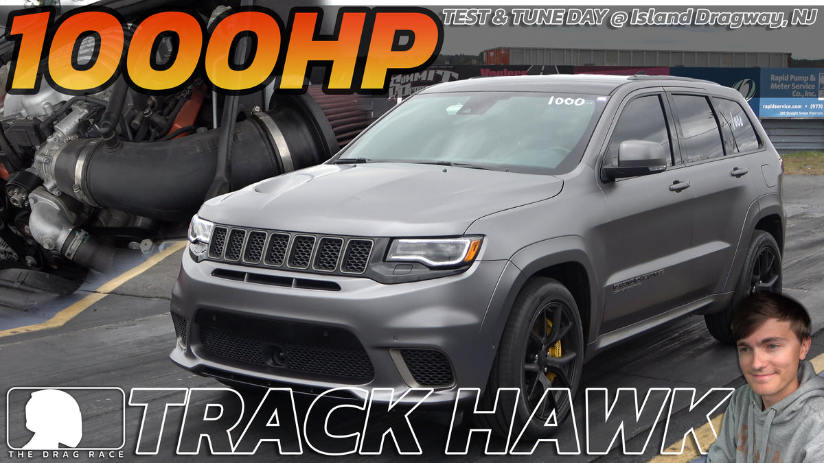 1000HP TrackHawk Smokes 2024 Mustang & Audi, Civic at Test & Tune Day ...